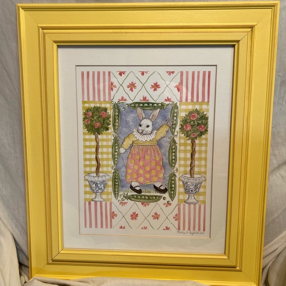 Kelly B Rightsell | Art | Kelly B Rightsell 8x16 Bunny Print Signed By ...